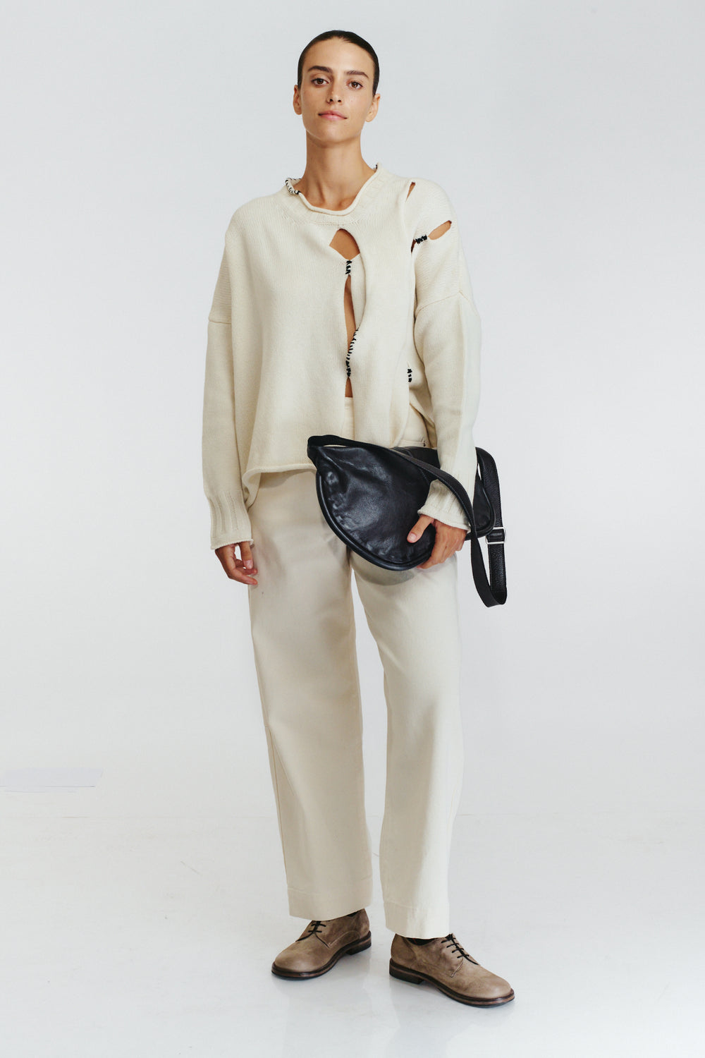 ECRU BUTLER PANTS - Comme Il Faut